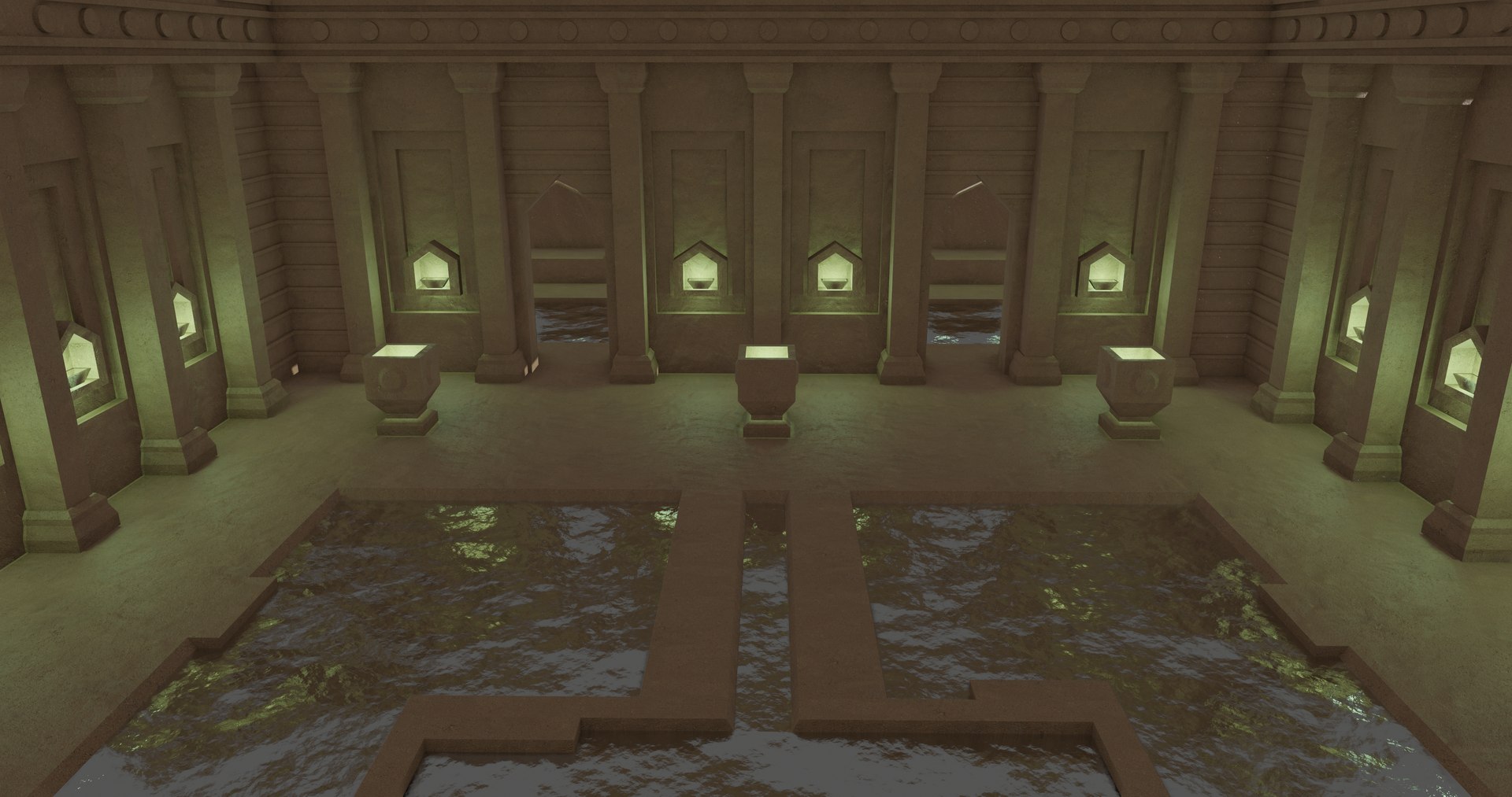 3D Primitive Underground Building - TurboSquid 1899101