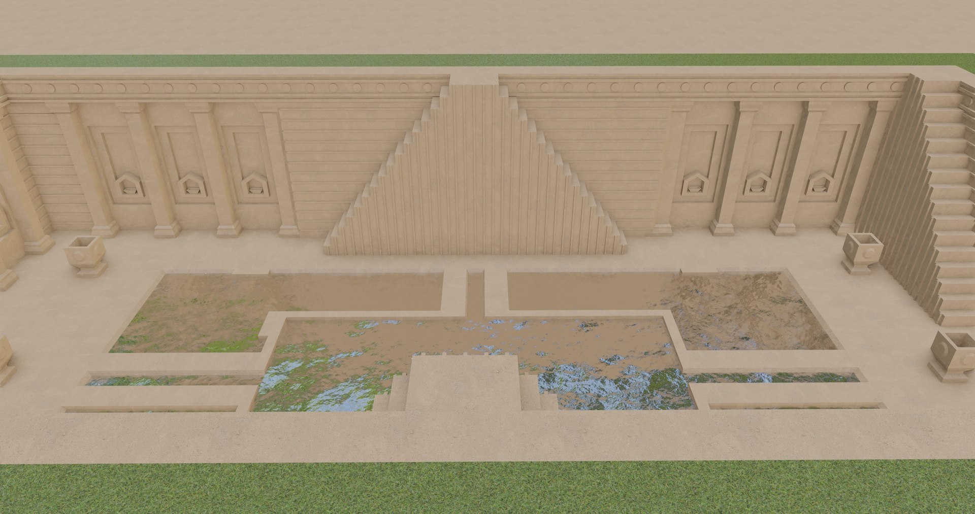 3D Primitive Underground Building - TurboSquid 1899101