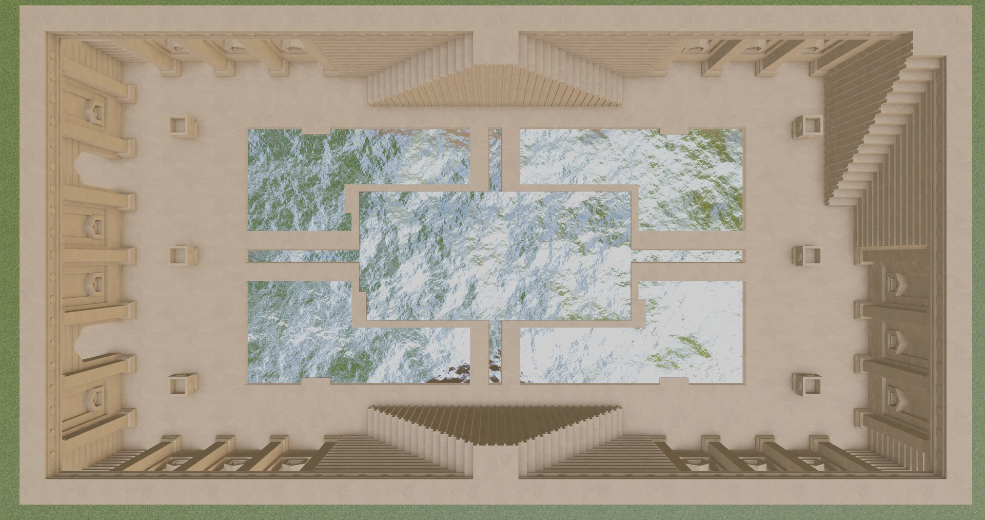 3D Primitive Underground Building - TurboSquid 1899101