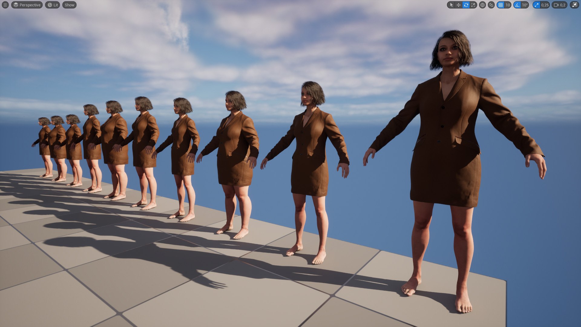 Coat 53 - All MH Bodies UE5 Skeletons - Rigged 3D Model - TurboSquid 2311225