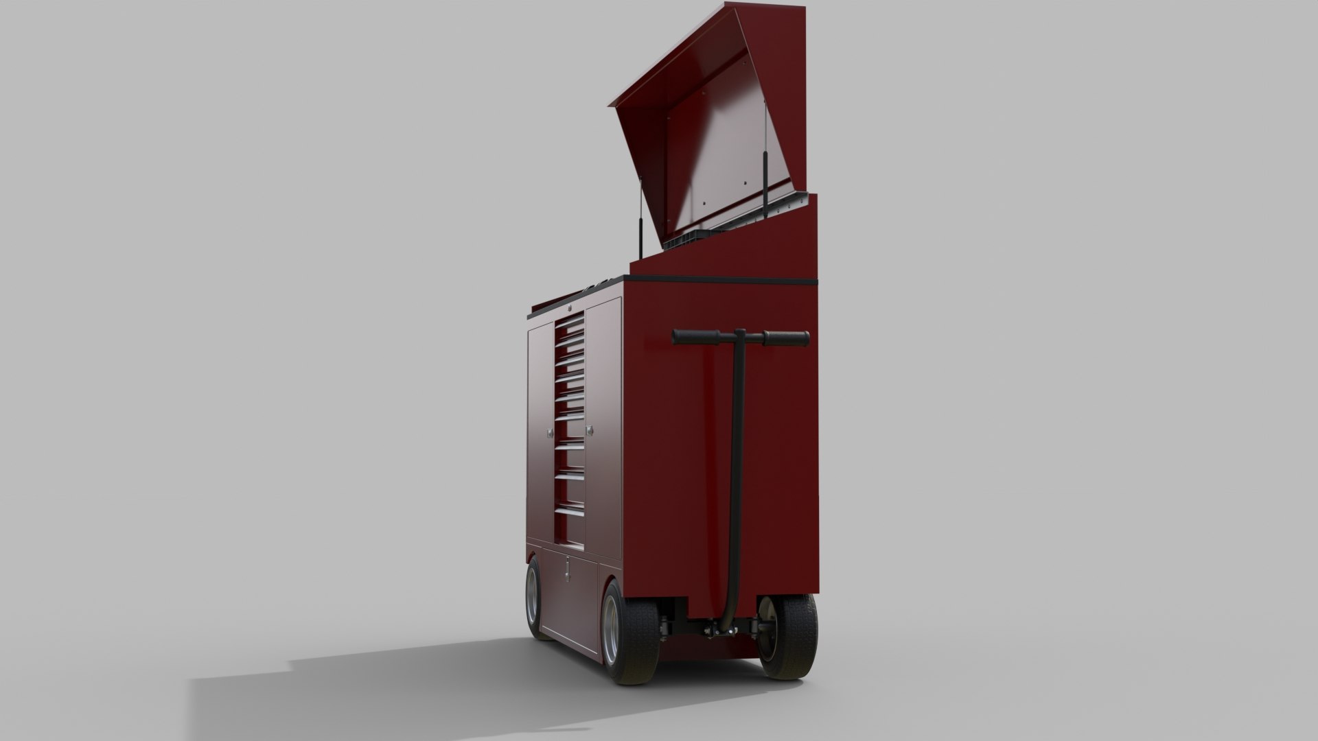 Workstation Cart 4 Model - TurboSquid 2301378