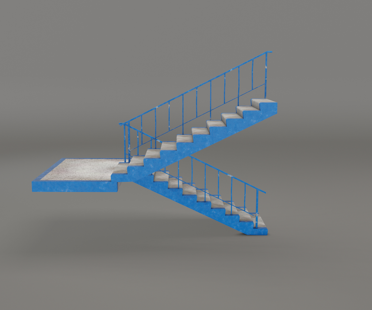 3D Concrete Stairs - TurboSquid 1748388