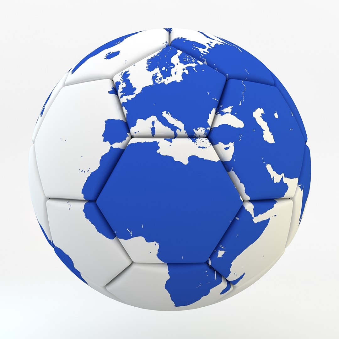 soccer ball earth realistic 3d max
