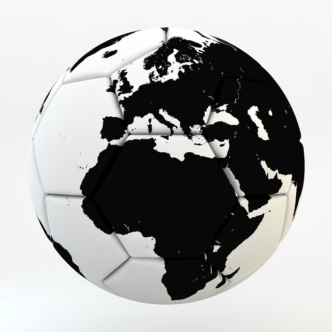 soccer ball earth realistic 3d max