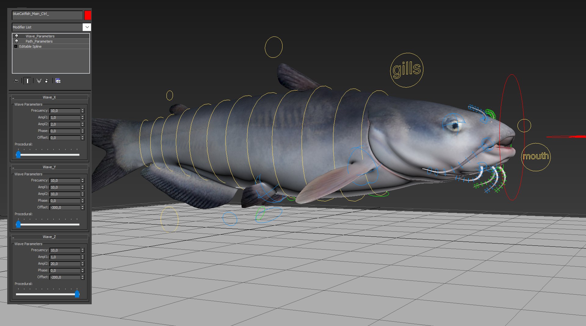 Blue Catfish Animated Model - TurboSquid 1810032