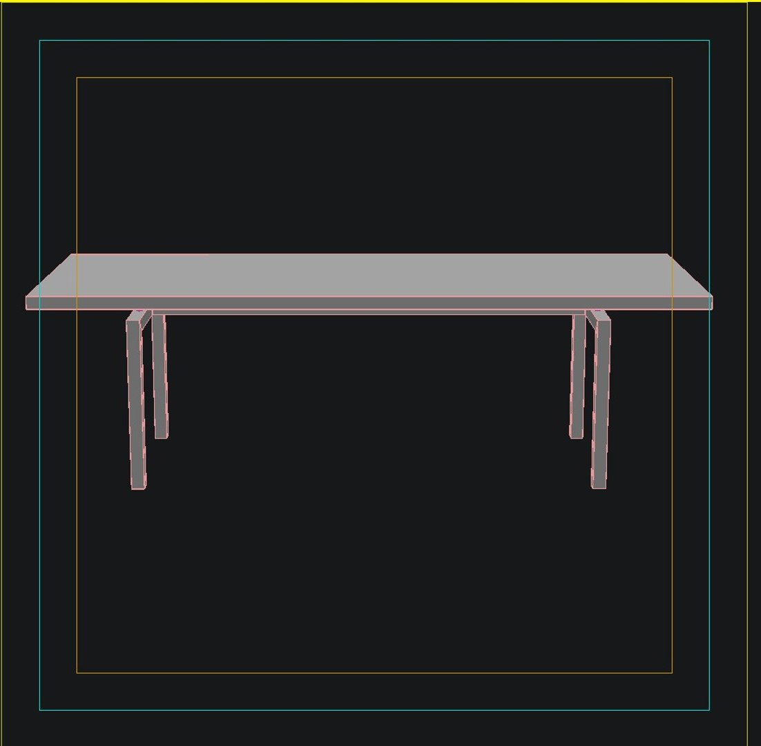 3ds Max Kenzo Soho Table