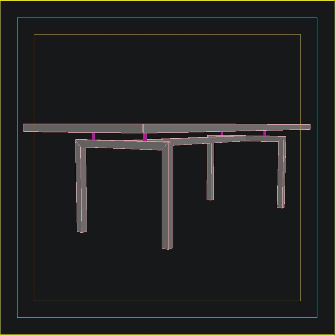 3ds Max Kenzo Soho Table