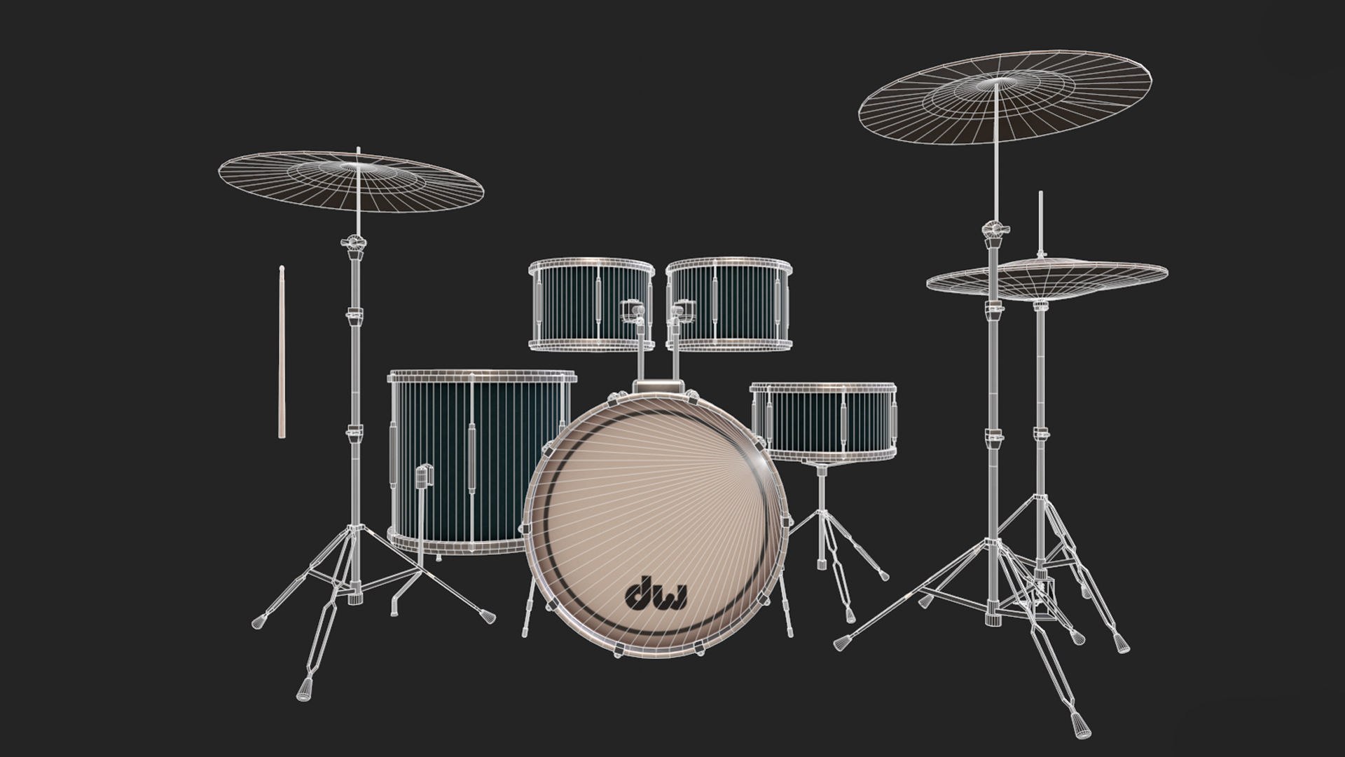 Drum 3D - TurboSquid 2420946