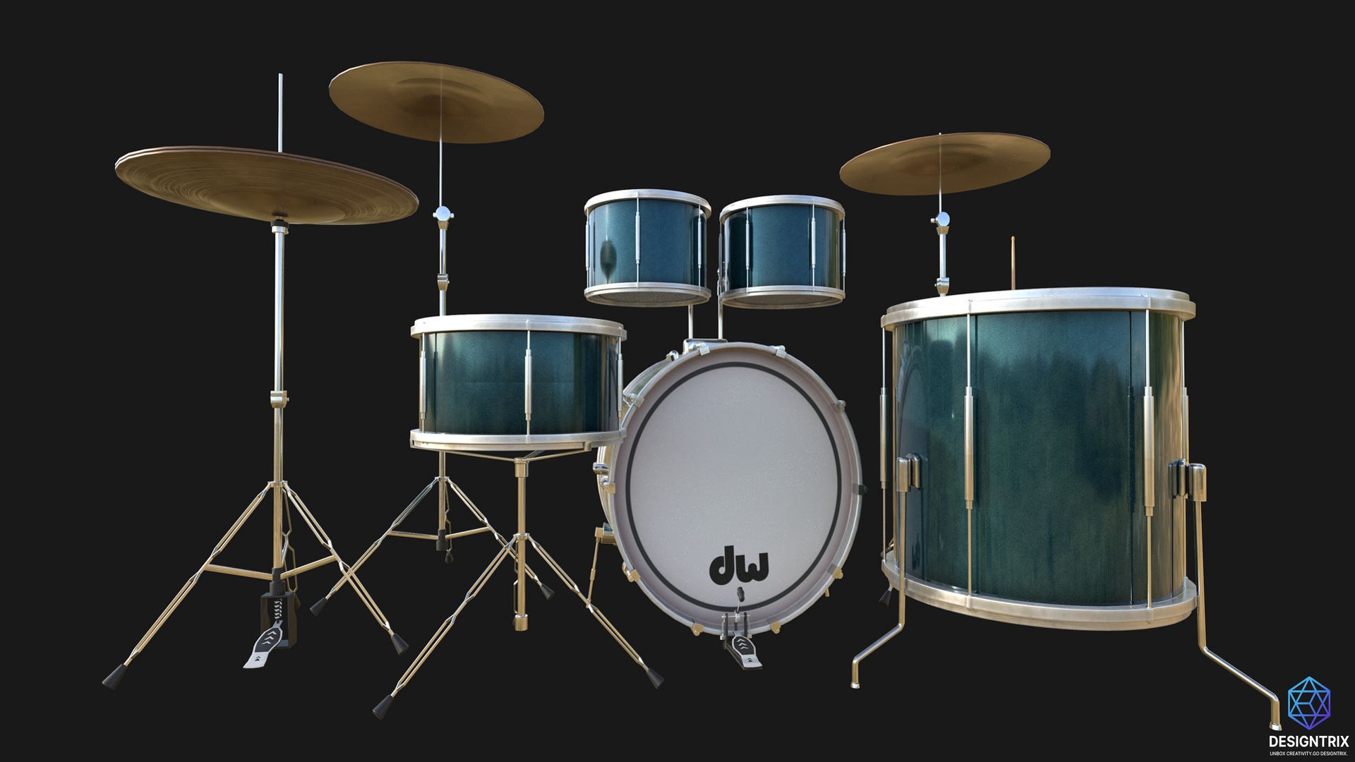 Drum 3D - TurboSquid 2420946