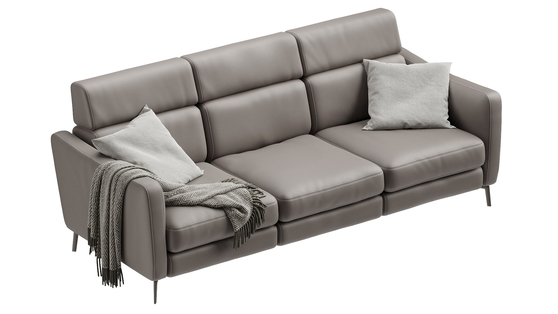Natuzzi Greg C200 Sofa 3D Model - TurboSquid 2236141