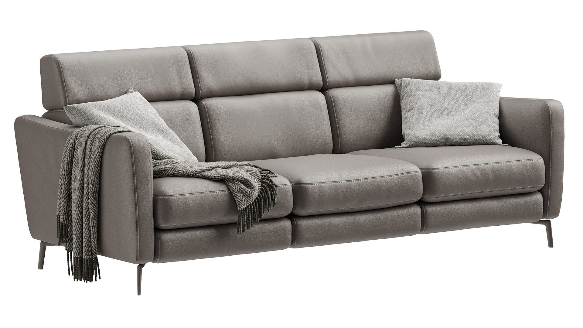 Natuzzi Greg C200 Sofa 3D Model - TurboSquid 2236141