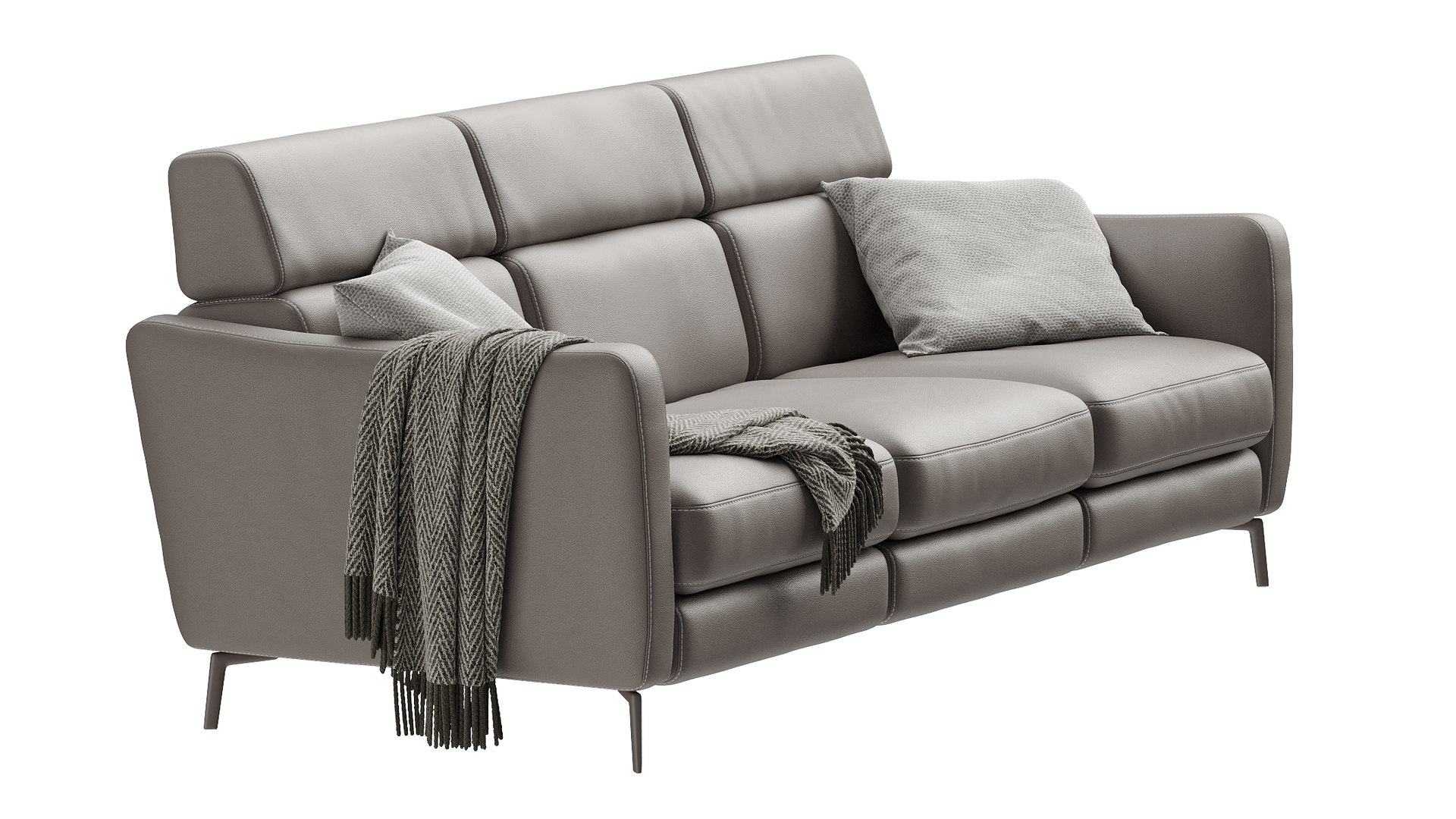 Natuzzi Greg C200 Sofa 3D Model - TurboSquid 2236141