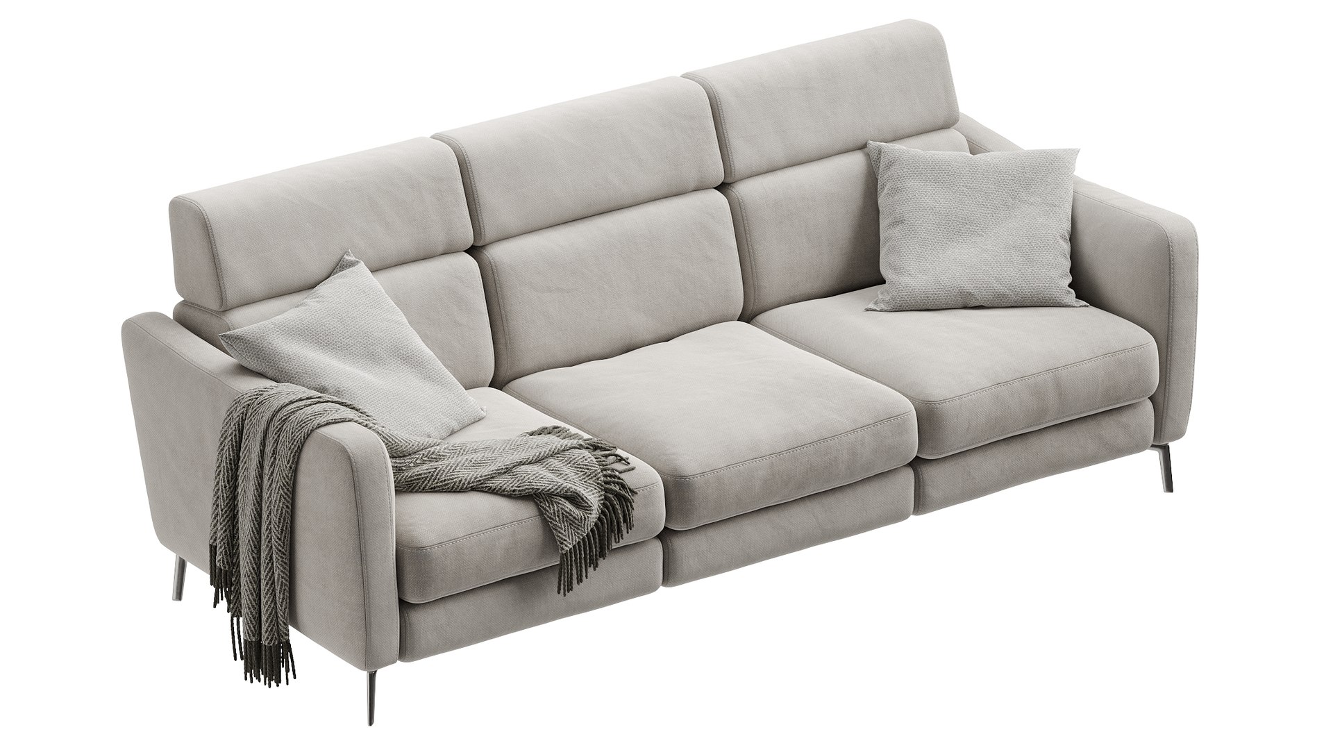 Natuzzi Greg C200 Sofa 3D Model - TurboSquid 2236141