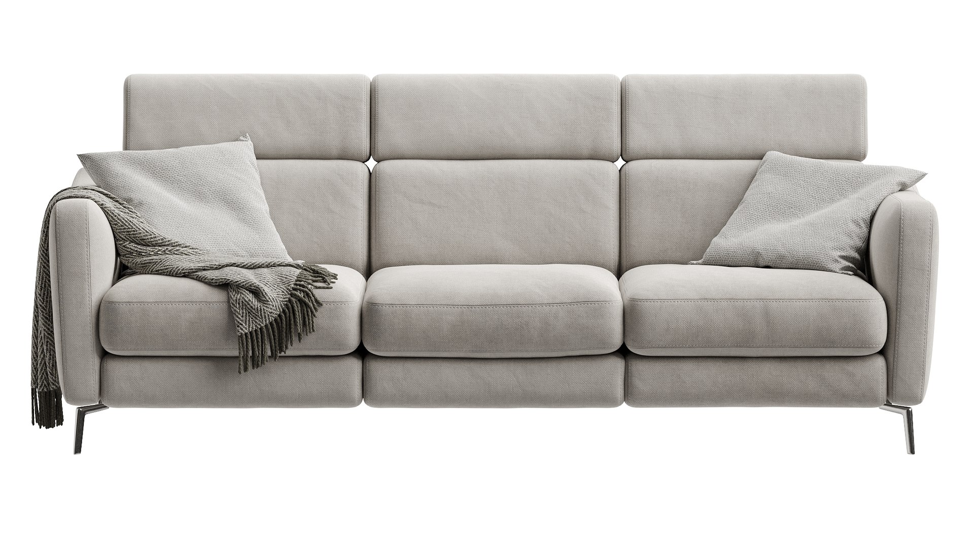 Natuzzi Greg C200 Sofa 3D Model - TurboSquid 2236141