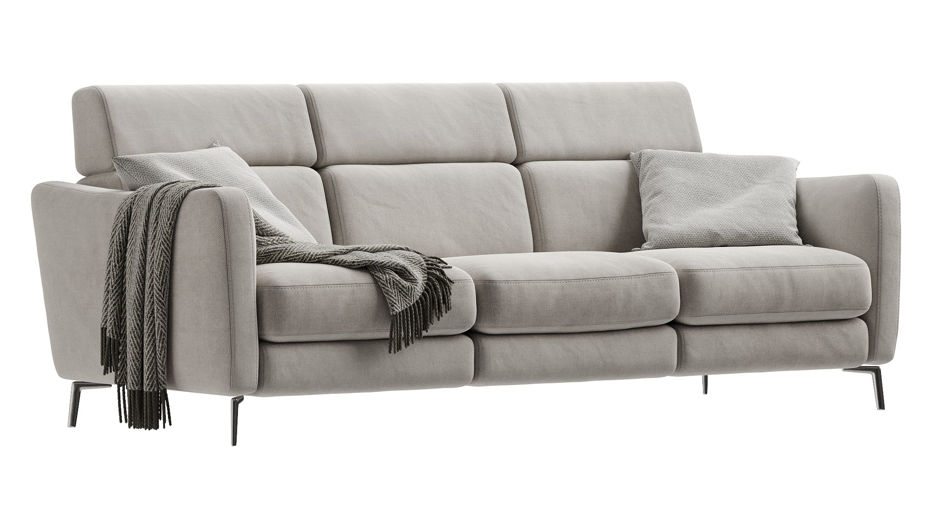 Natuzzi Greg C200 Sofa 3D Model - TurboSquid 2236141