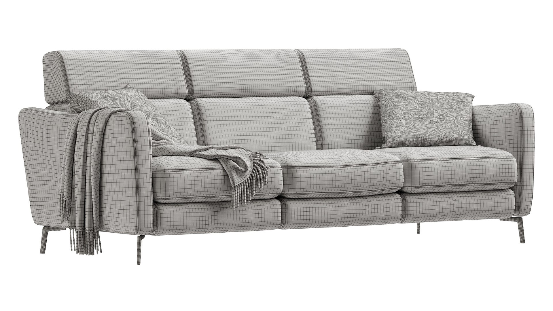 Natuzzi Greg C200 Sofa 3D Model - TurboSquid 2236141