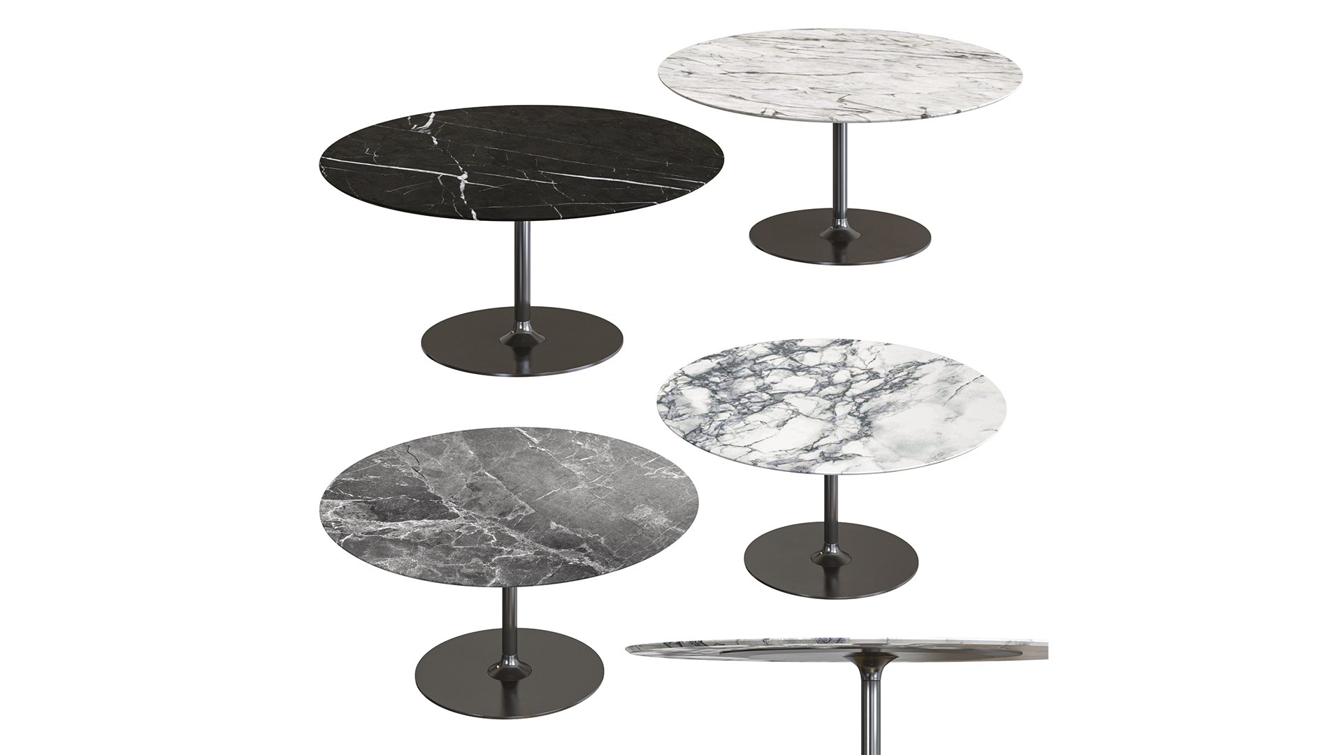 3D Minotti Oliver dining table model - TurboSquid 2102073