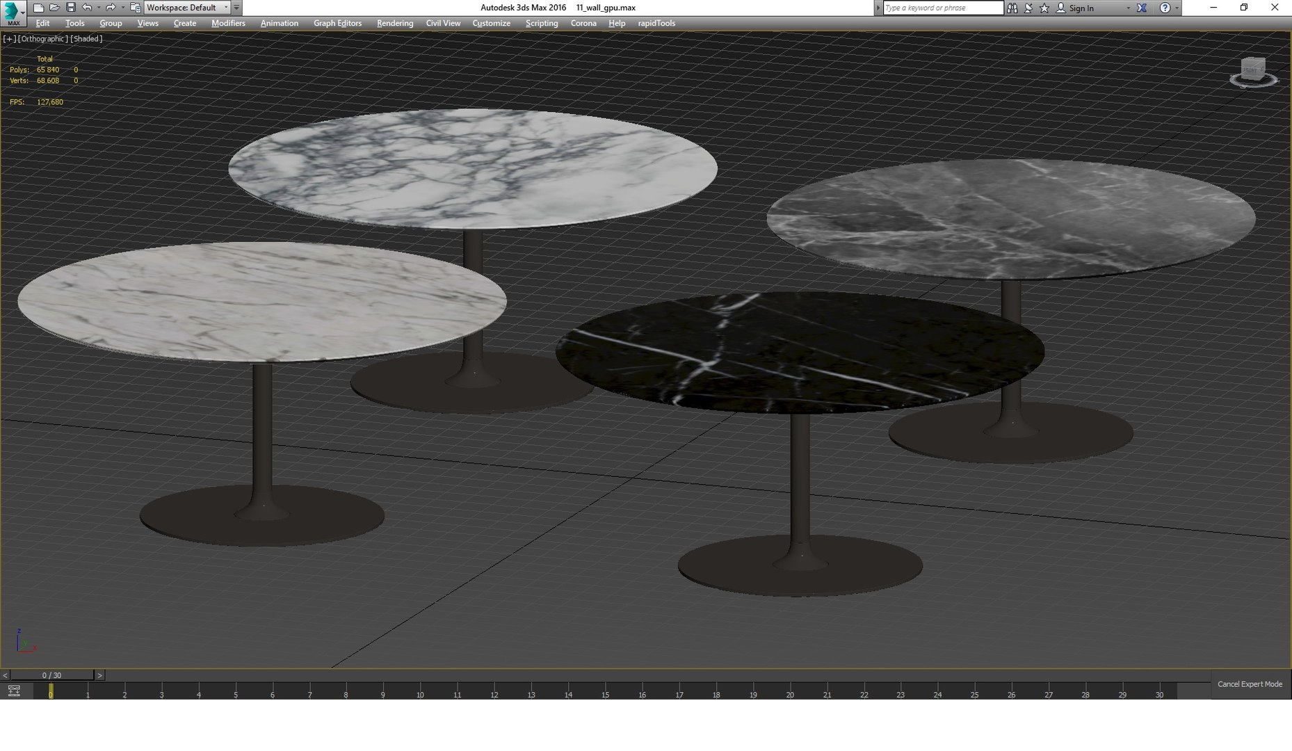 3D Minotti Oliver dining table model - TurboSquid 2102073