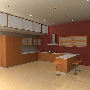 Download Free 3D Kitchen 3ds Max Models - TurboSquid