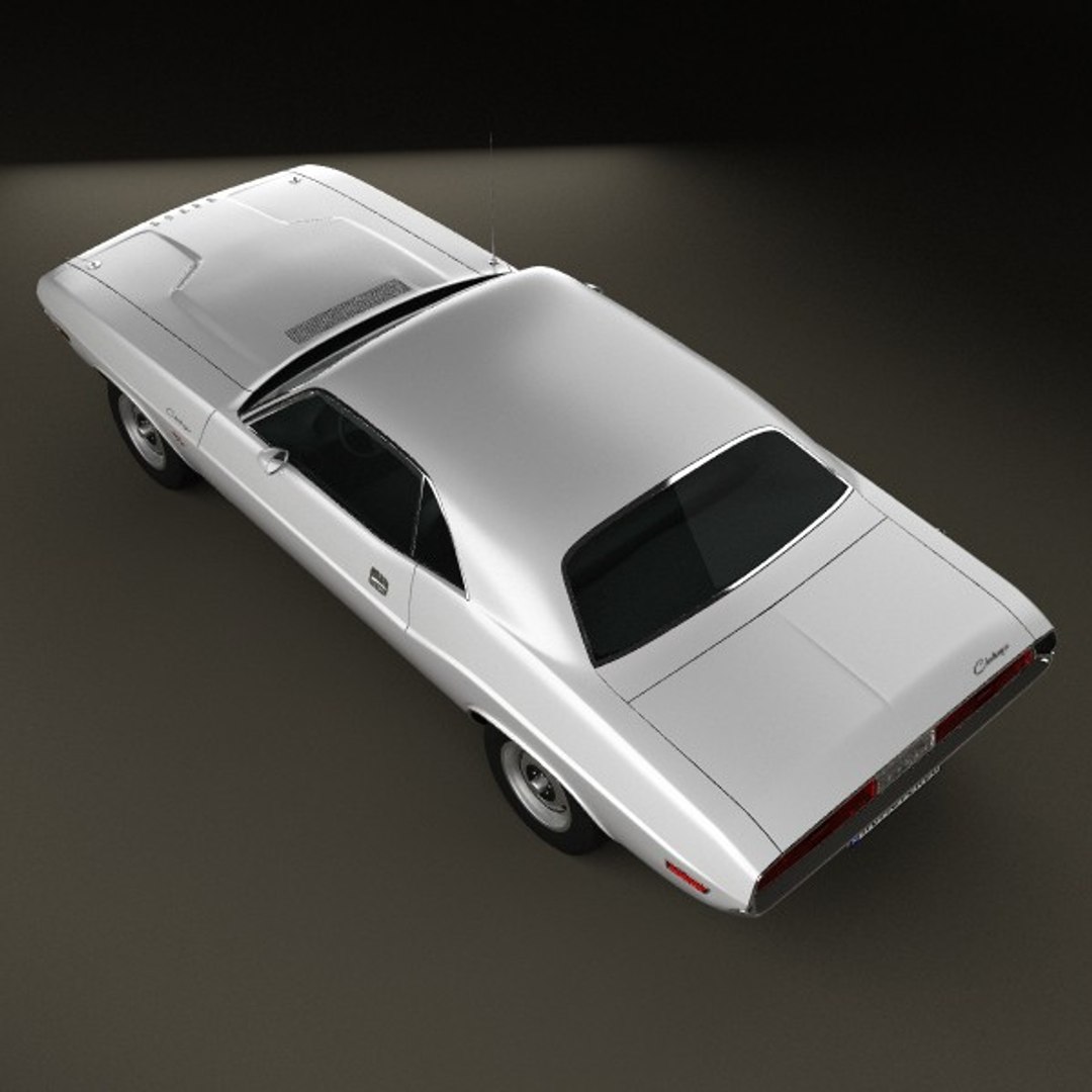 3d model dodge challenger 1970