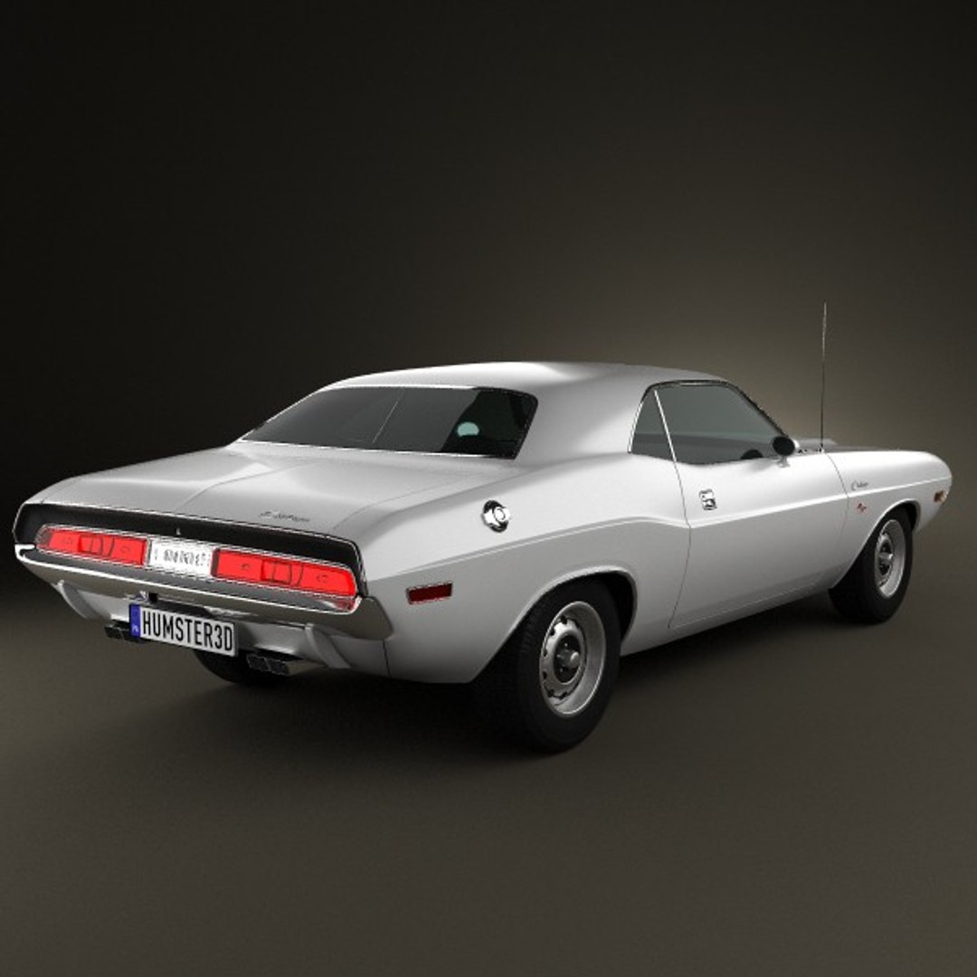 3d model dodge challenger 1970