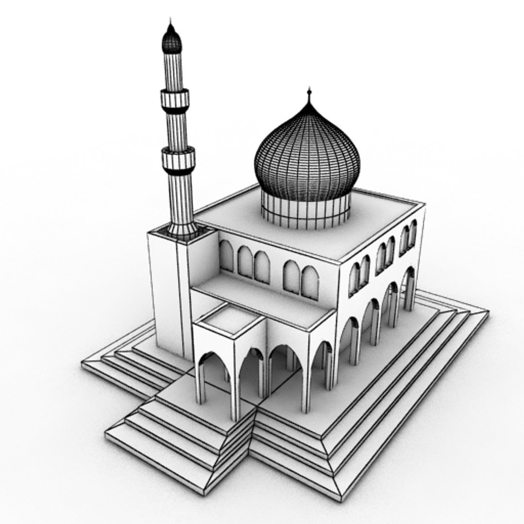 Mosque 3D - TurboSquid 1296063