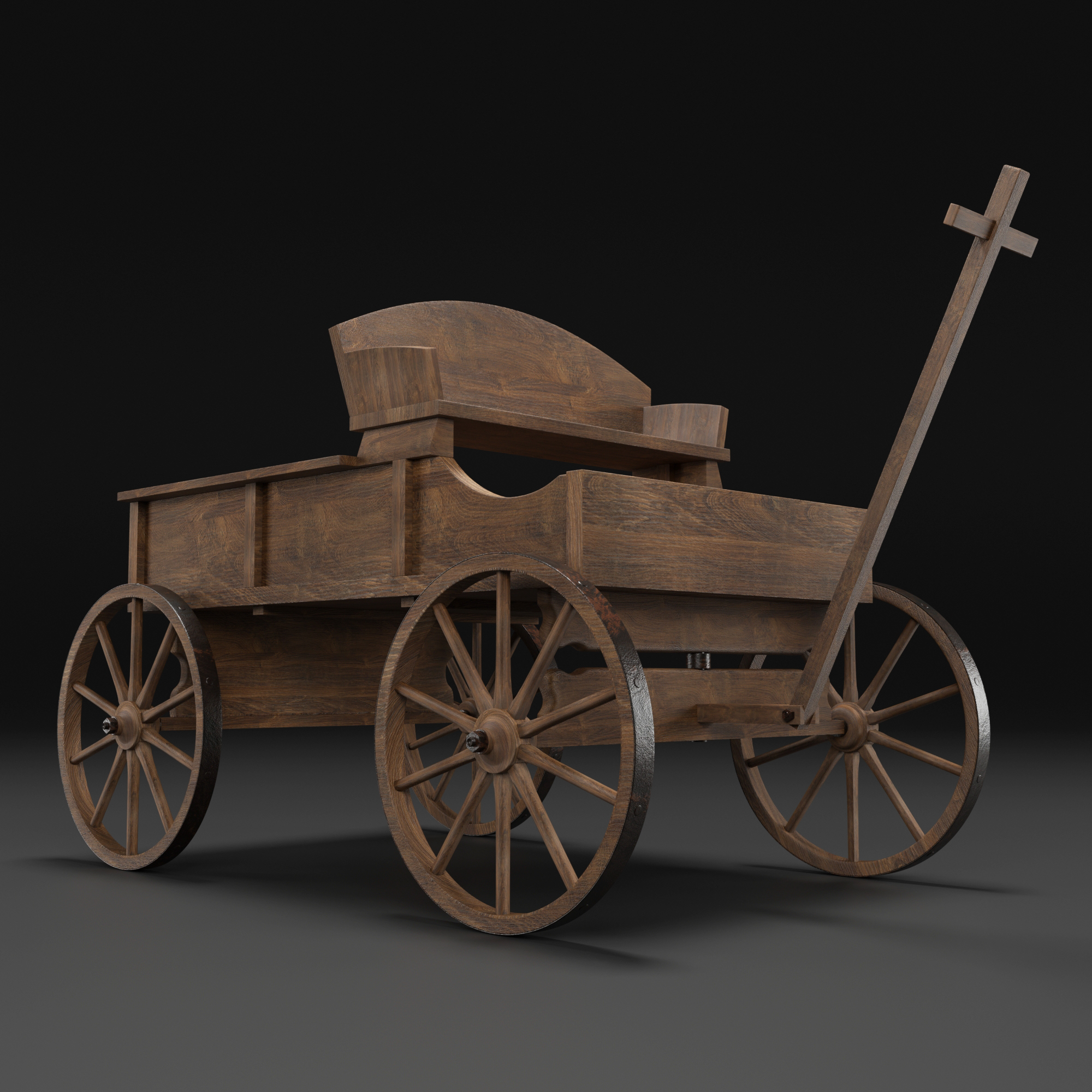 3D carriage vehicle wagon model - TurboSquid 1698656