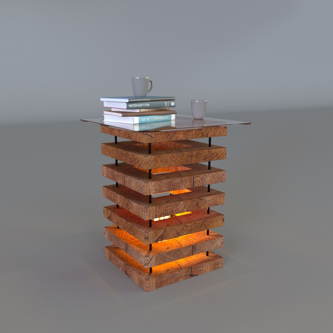 Decorative Coffee Table 3D model - TurboSquid 1963940
