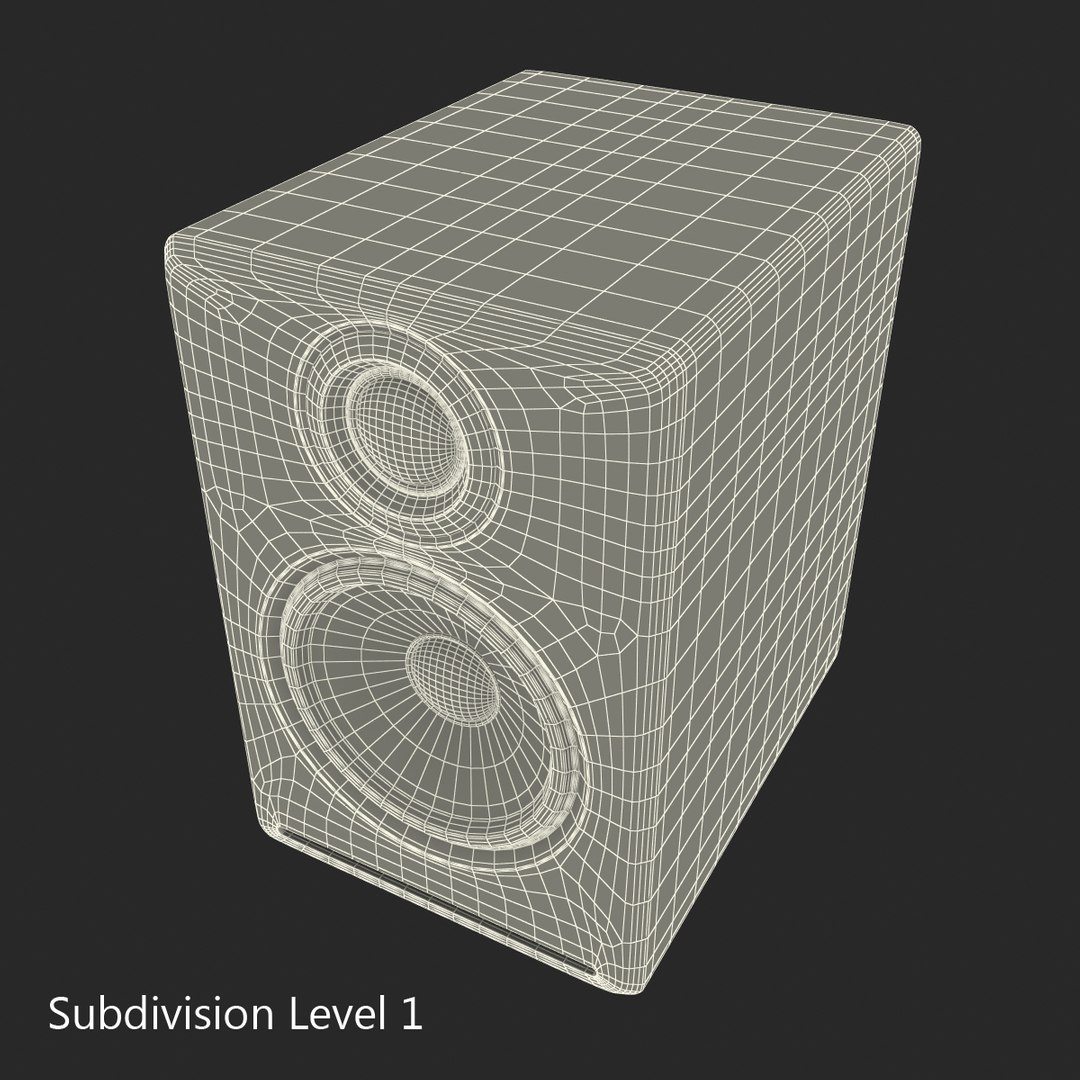 multimedia speakers audioengine a2 3d model