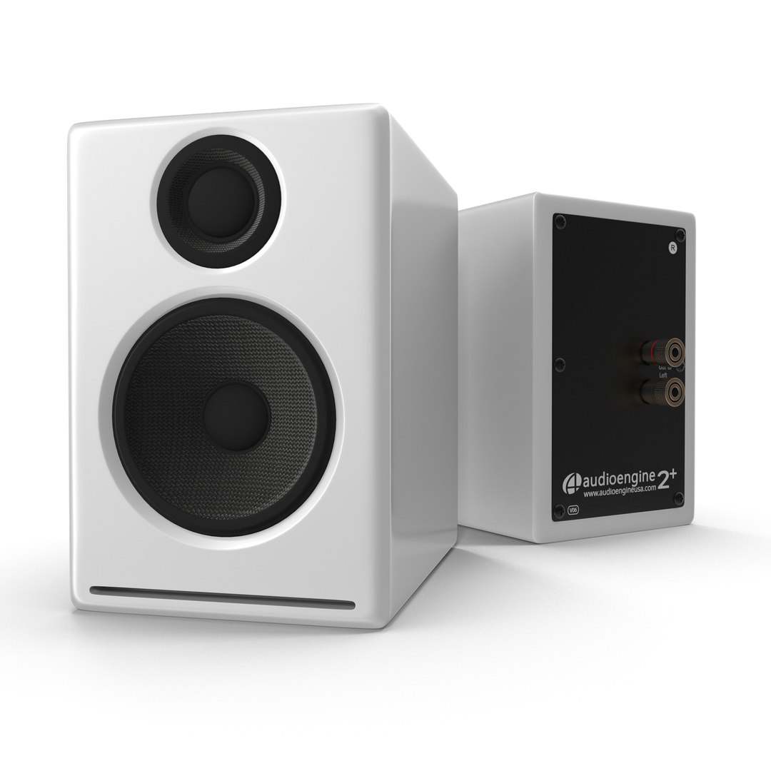 multimedia speakers audioengine a2 3d model