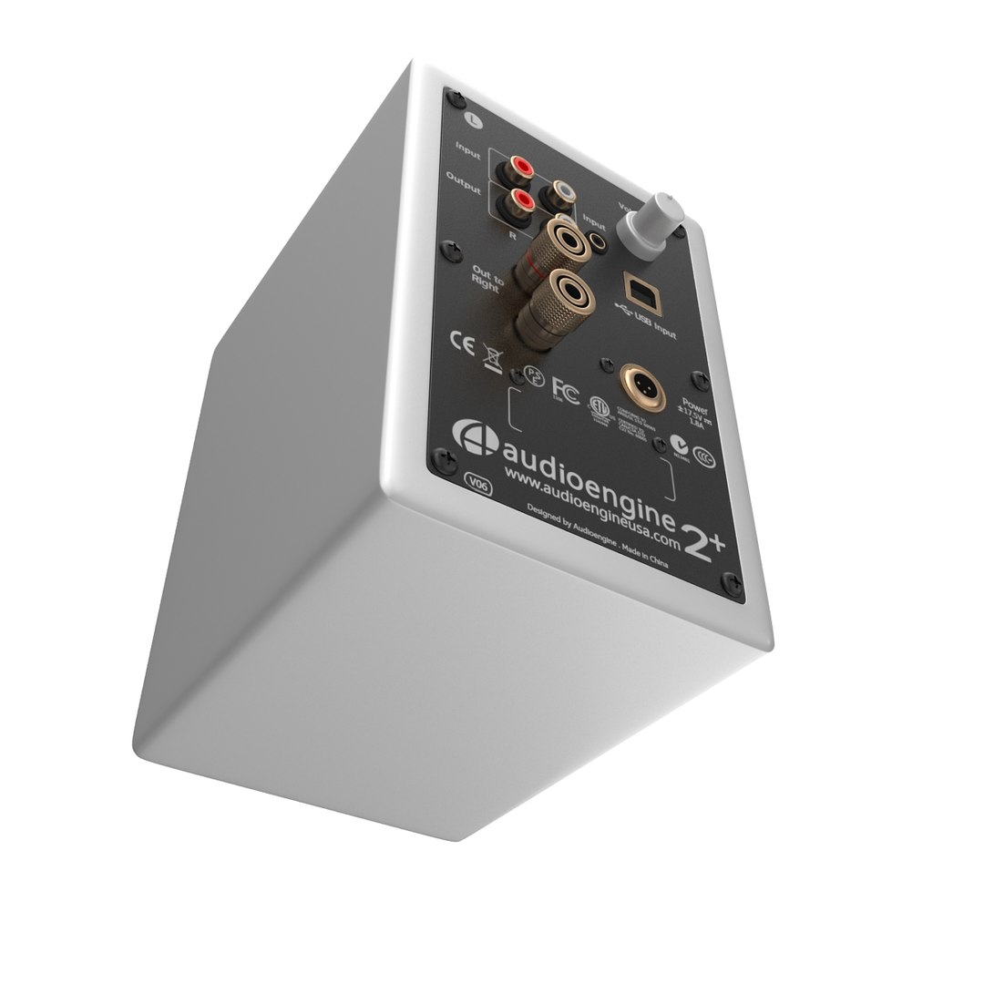 multimedia speakers audioengine a2 3d model