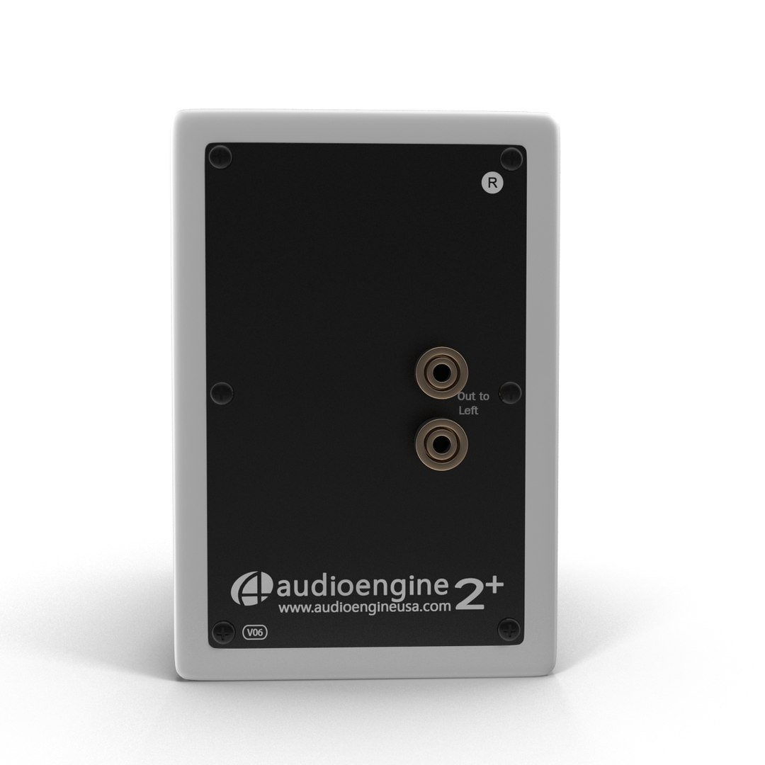 multimedia speakers audioengine a2 3d model