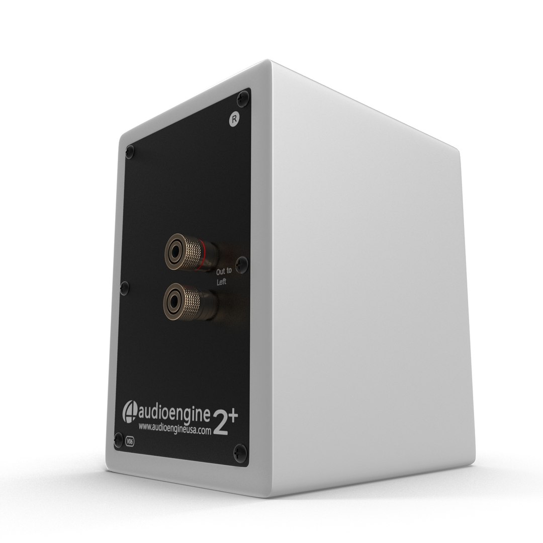 multimedia speakers audioengine a2 3d model