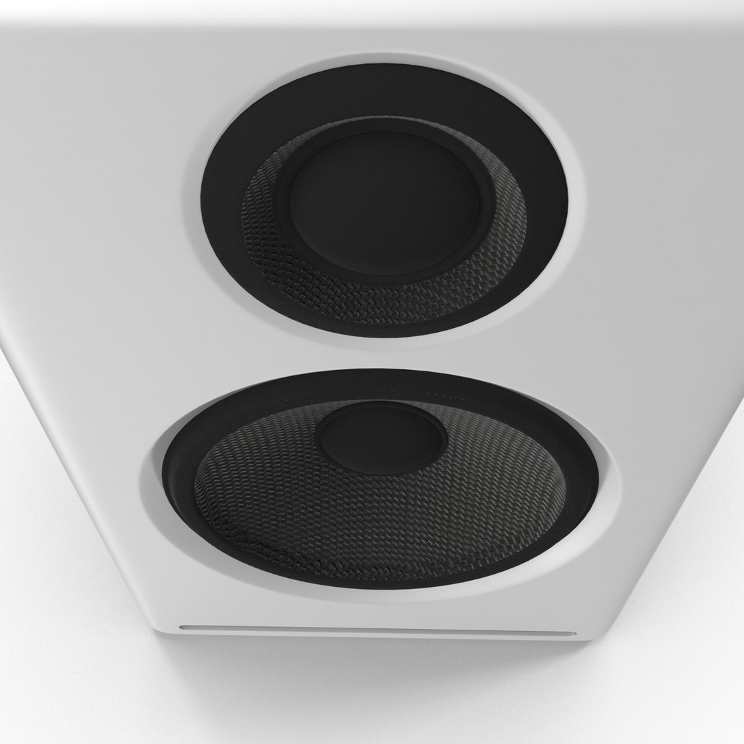 multimedia speakers audioengine a2 3d model