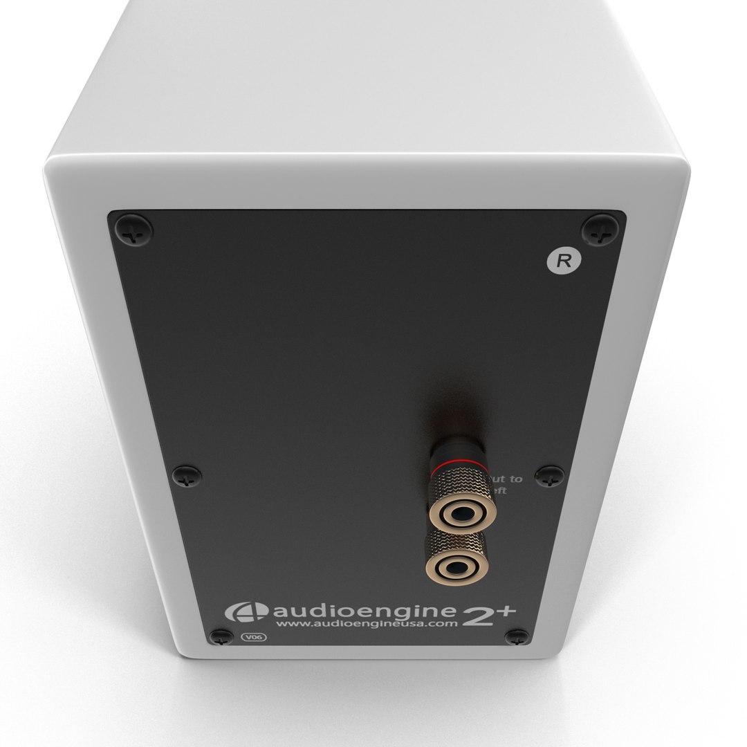 multimedia speakers audioengine a2 3d model