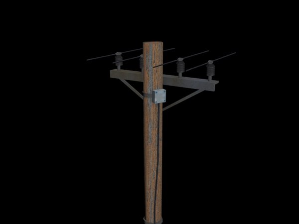 3d power pole