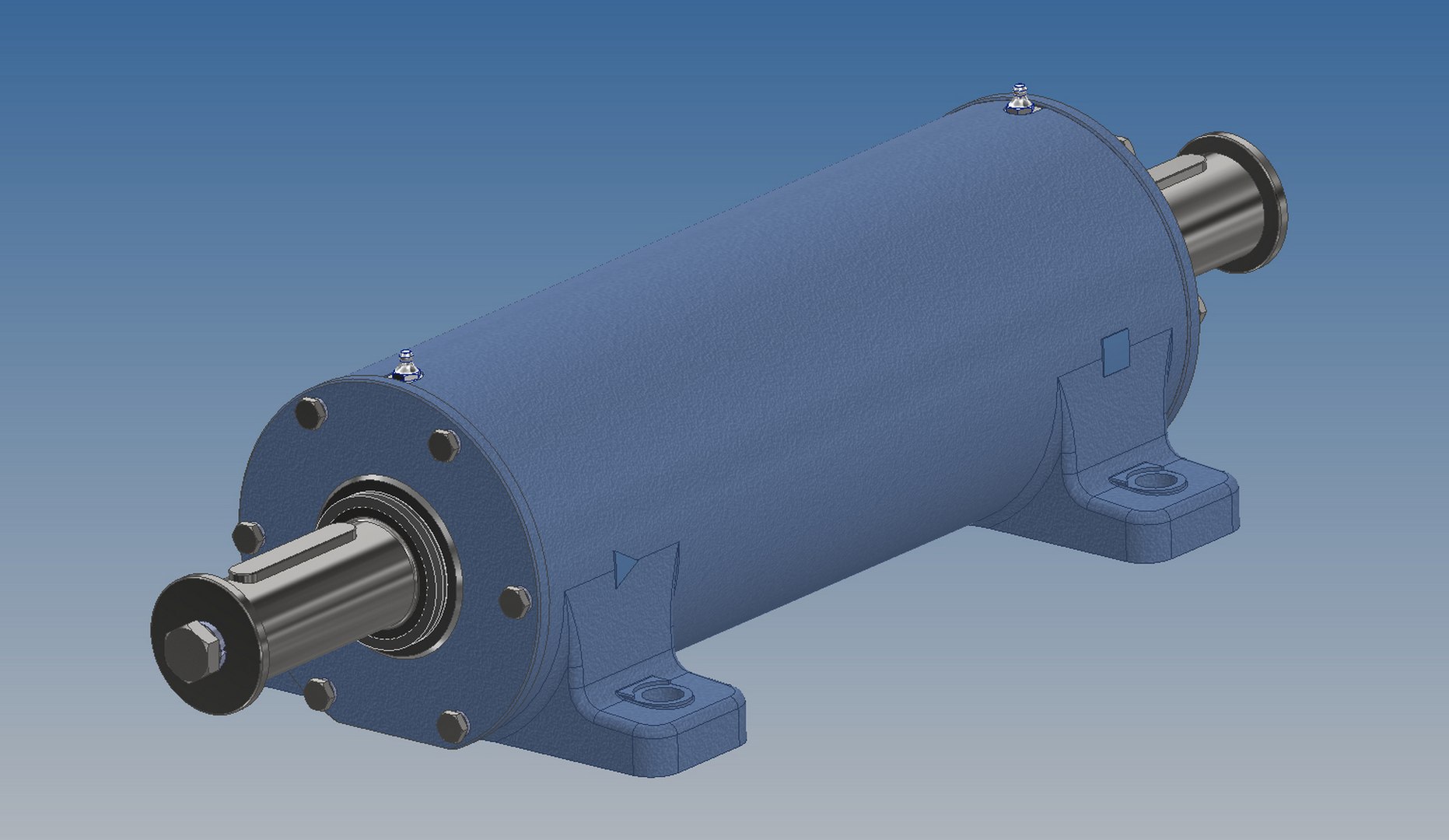3D Model PDN Two-bearing Housings ; This Is An Test File. The Complete ...