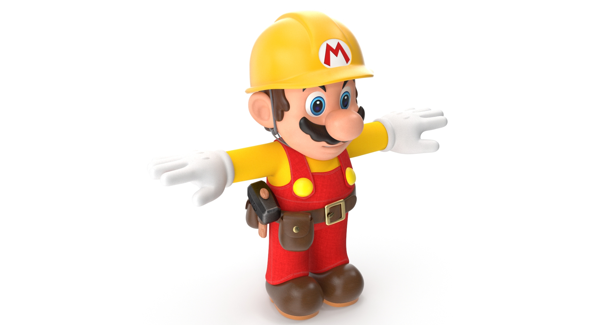 3D mario bros builder model - TurboSquid 1488859