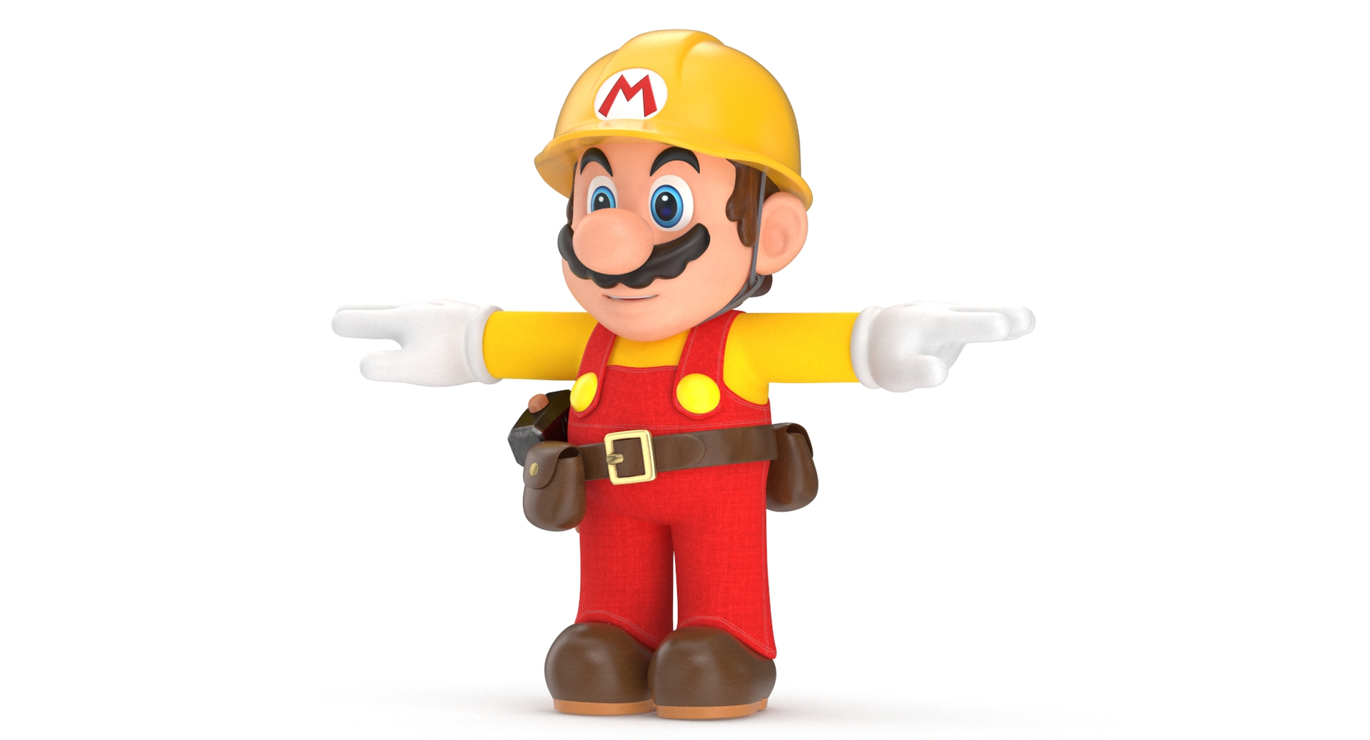 3D Mario Bros Builder Model - TurboSquid 1488859
