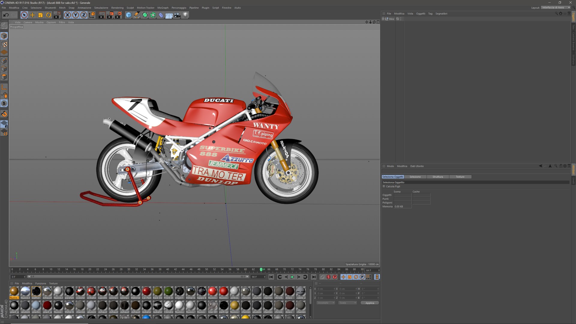 Ducati 888 3D - TurboSquid 1447705