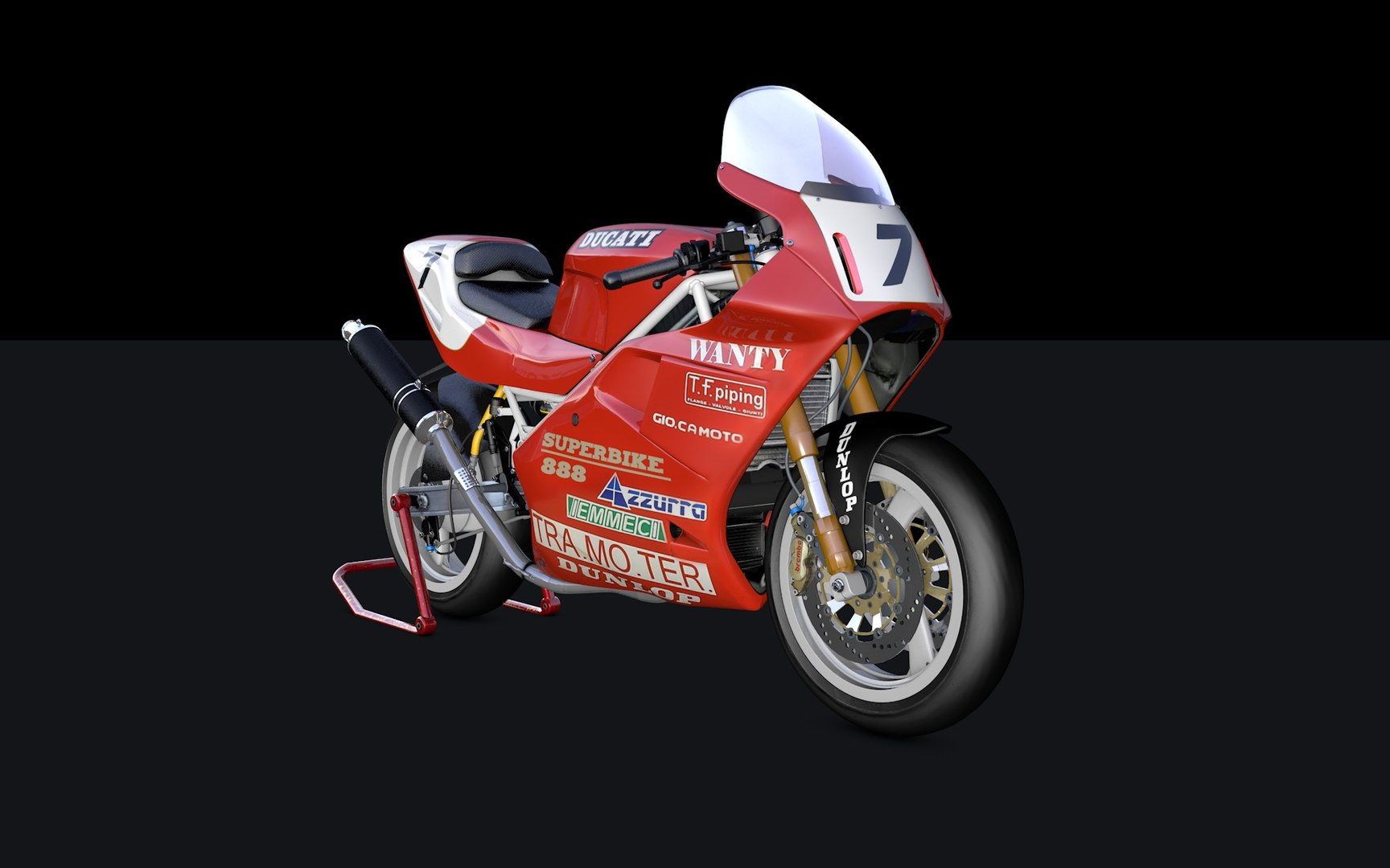 Ducati 888 3D - TurboSquid 1447705