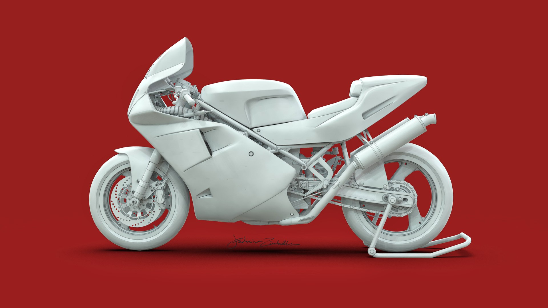 Ducati 888 3D - TurboSquid 1447705