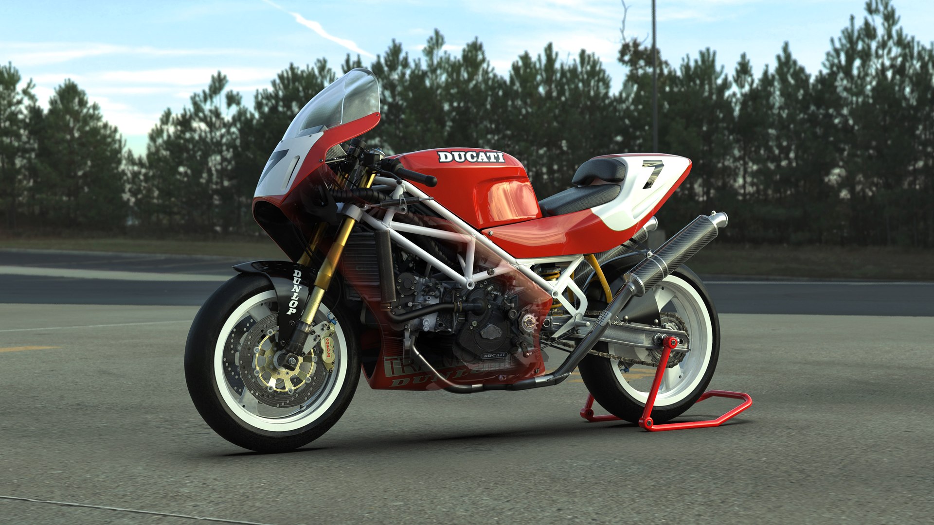 Ducati 888 3D - TurboSquid 1447705
