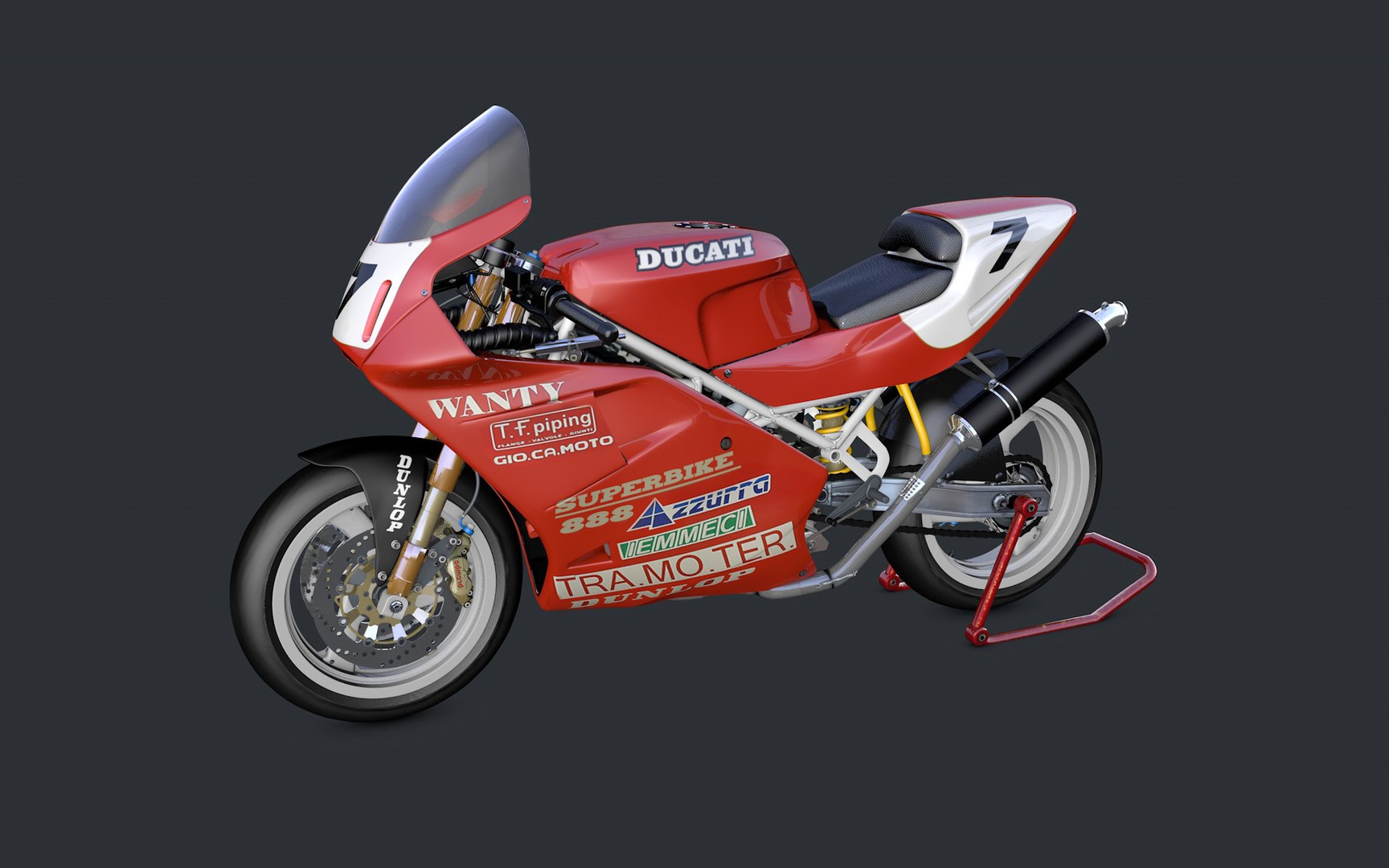 Ducati 888 3D - TurboSquid 1447705