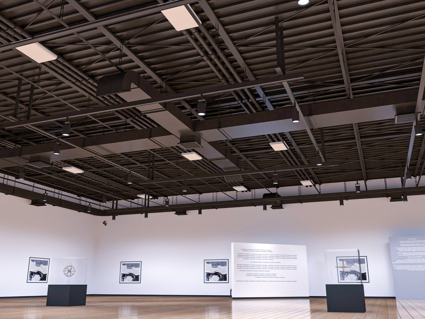 Art Gallery Exhibition 4 model - TurboSquid 2145940