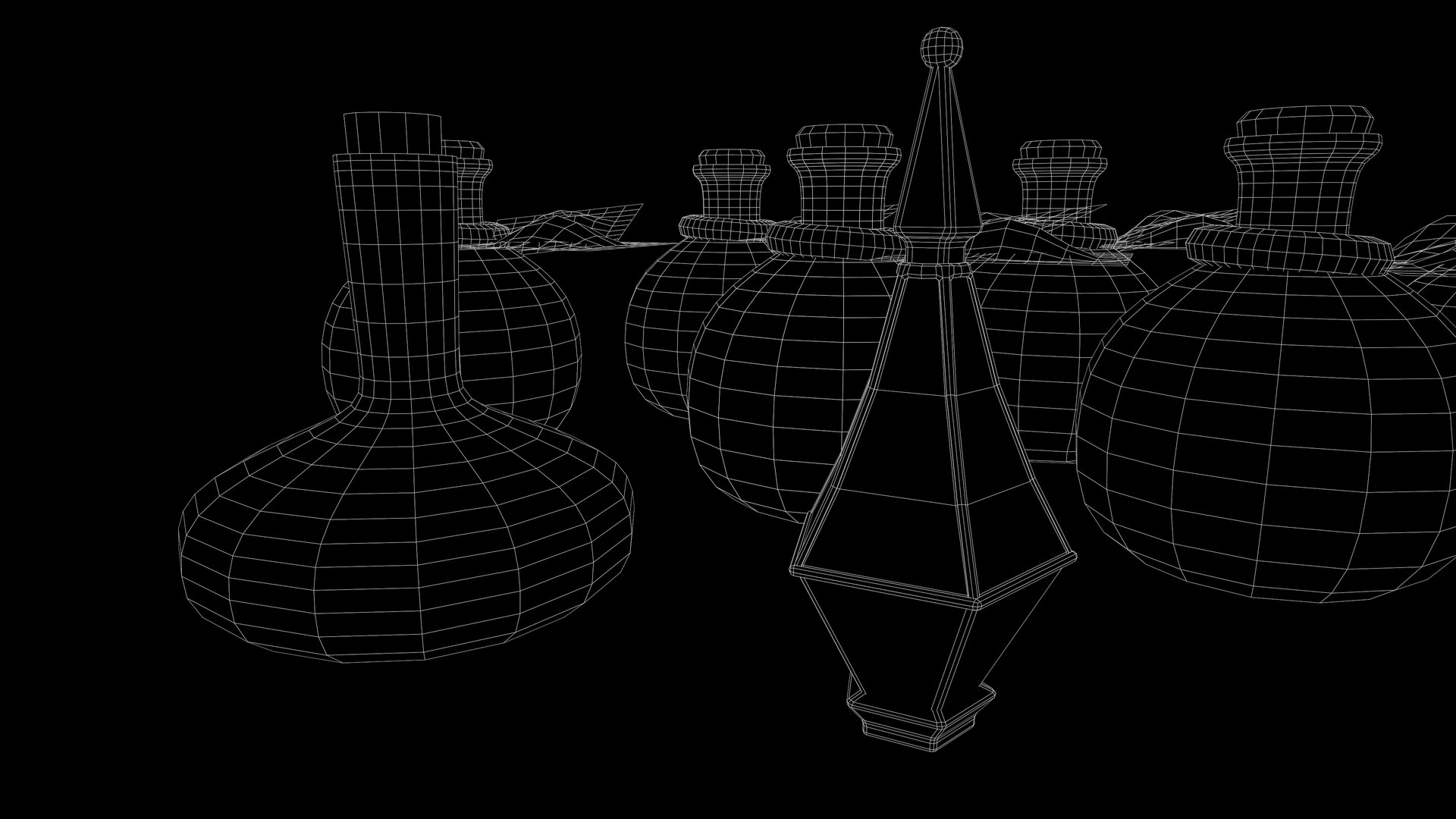 Stylized Magic Potions Pack 3D Model - TurboSquid 2087684