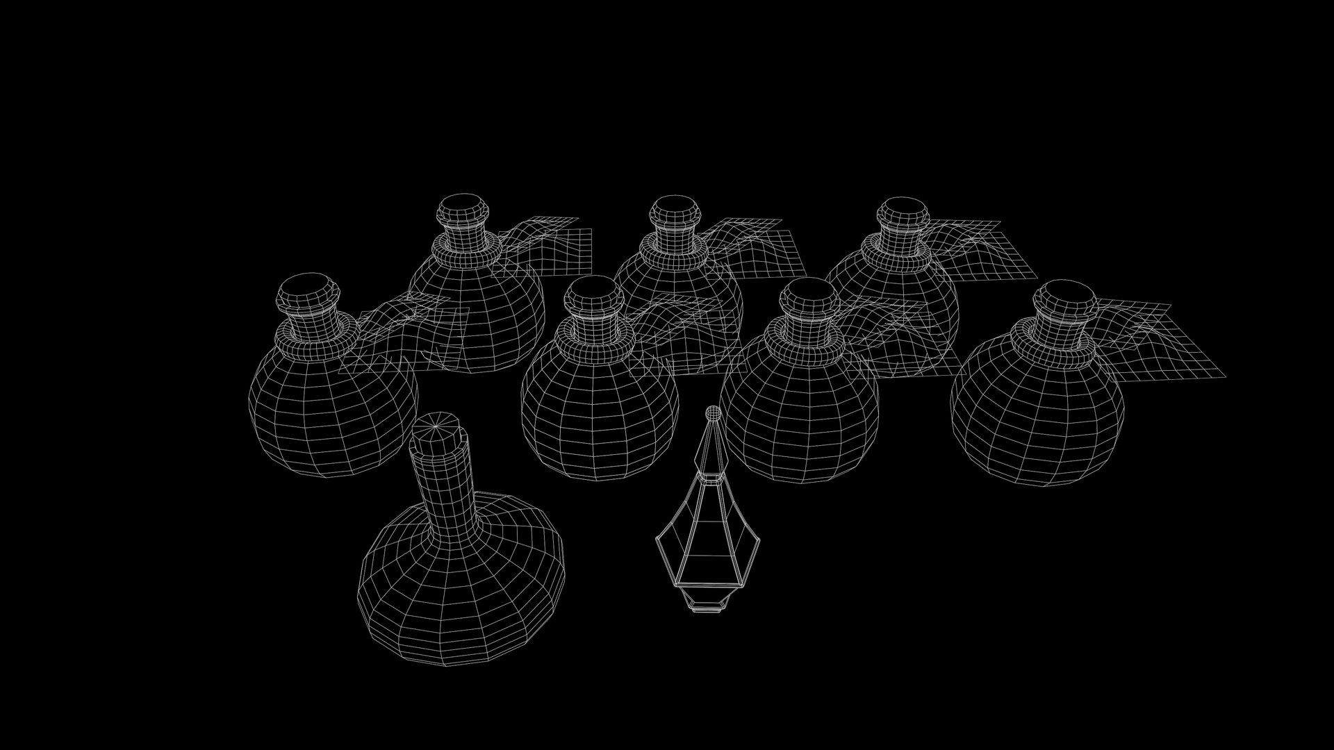 Stylized Magic Potions Pack 3D Model - TurboSquid 2087684