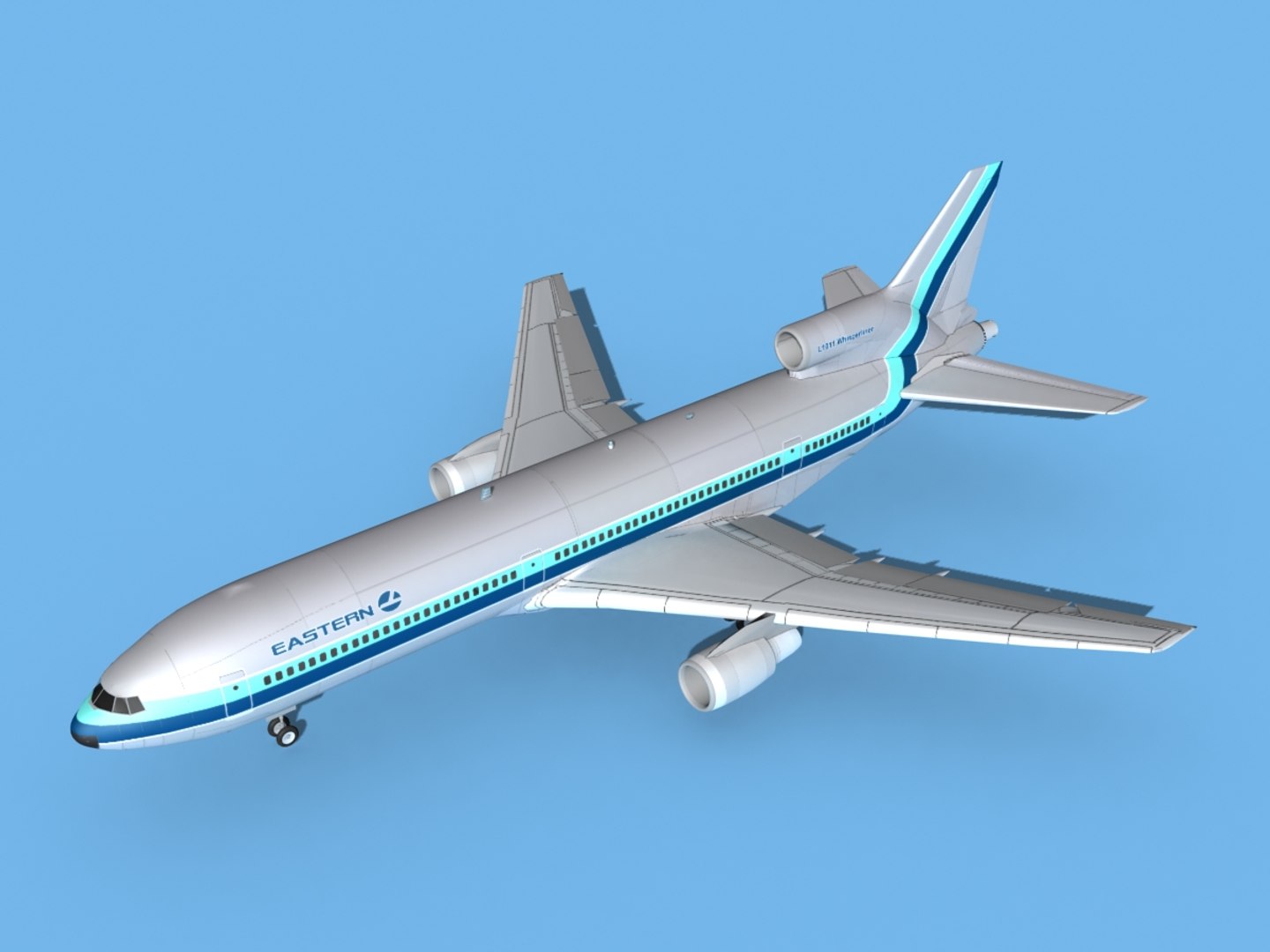 3D Lockheed L-1011-10 Airliner Model - TurboSquid 1488899