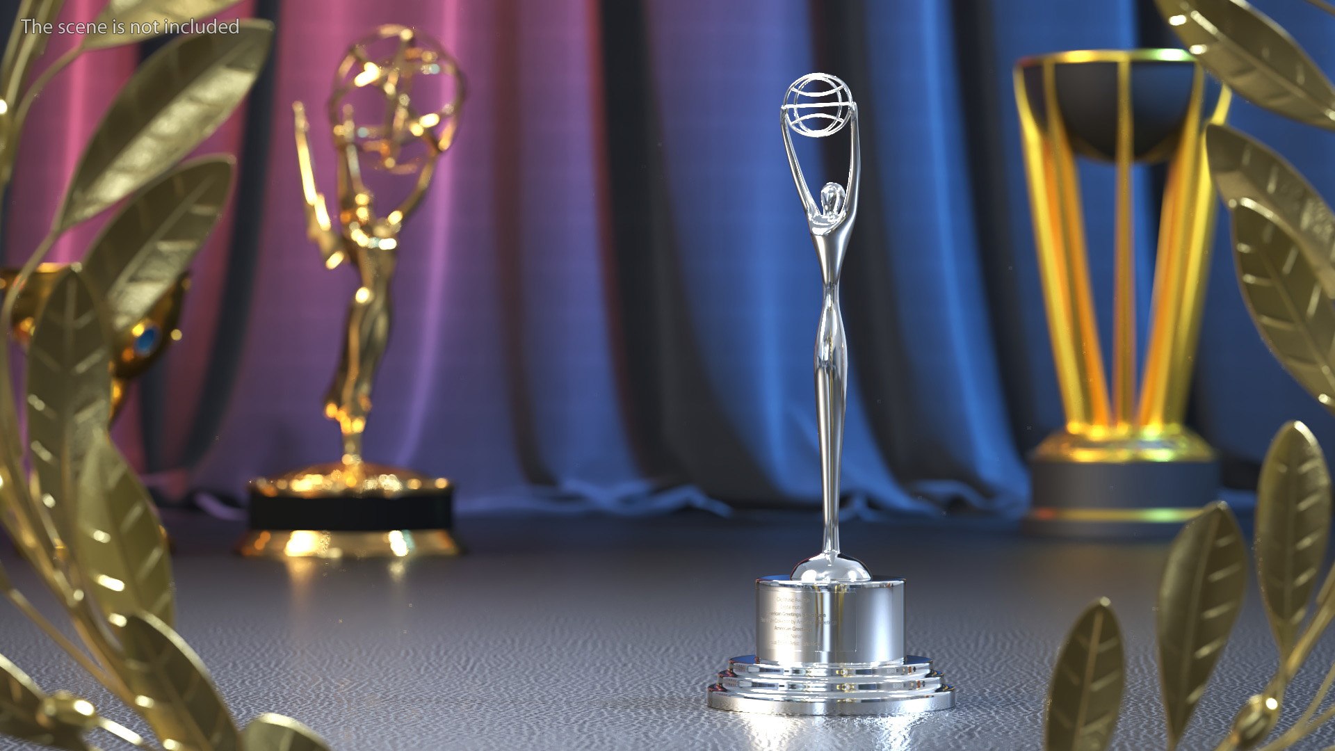 3D Clio Trophy Silver Model - TurboSquid 2350703