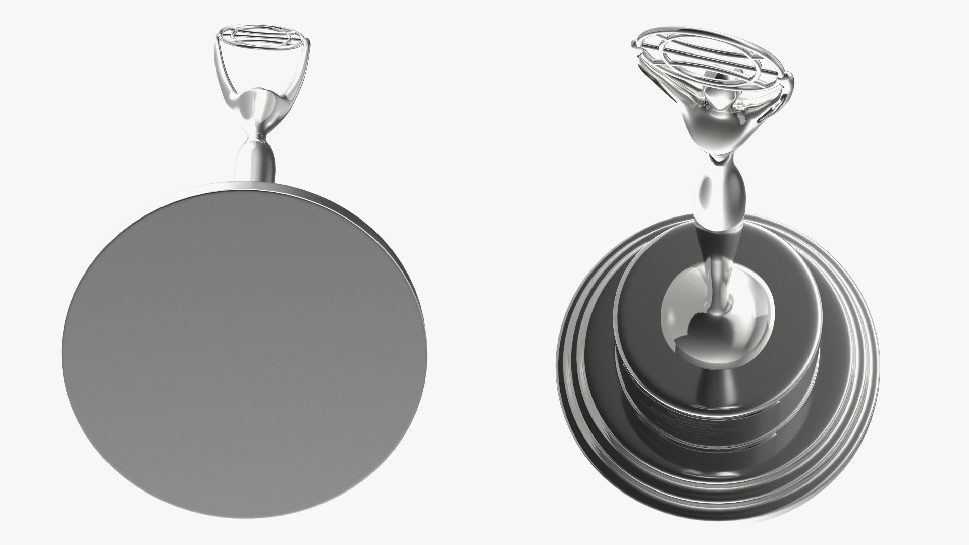 3D Clio Trophy Silver Model - TurboSquid 2350703